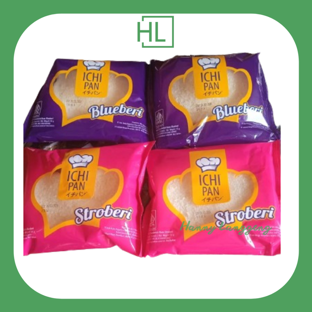 Jual [HL] Roti ICHI PAN by Sari Roti Rasa Strawberry/ Cokelat | Shopee ...