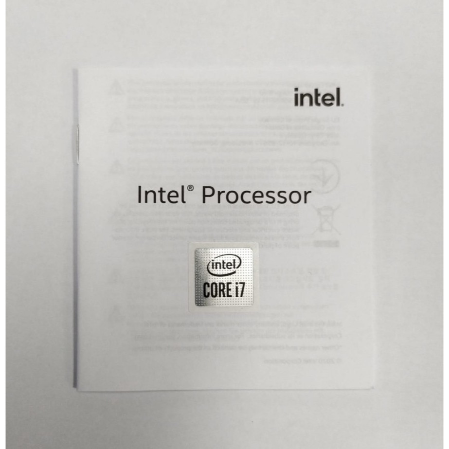 Jual Sticker Logo Intel Core i7 GEN10/GEN 11 | Shopee Indonesia