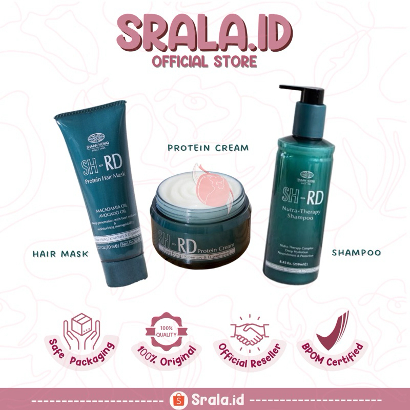 Jual SH-RD Collagen Shampoo, Protein Hair Mask & Protein Cream | Shopee ...