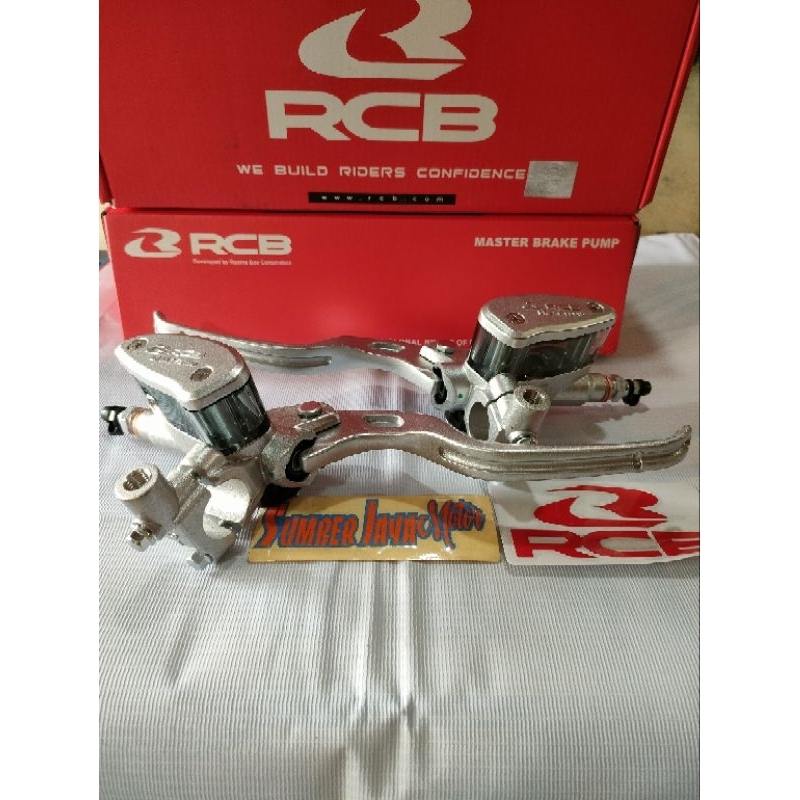 Jual Master Rem RCB E2 silver 14mm Oval Master Rem RCB original Nmax ...