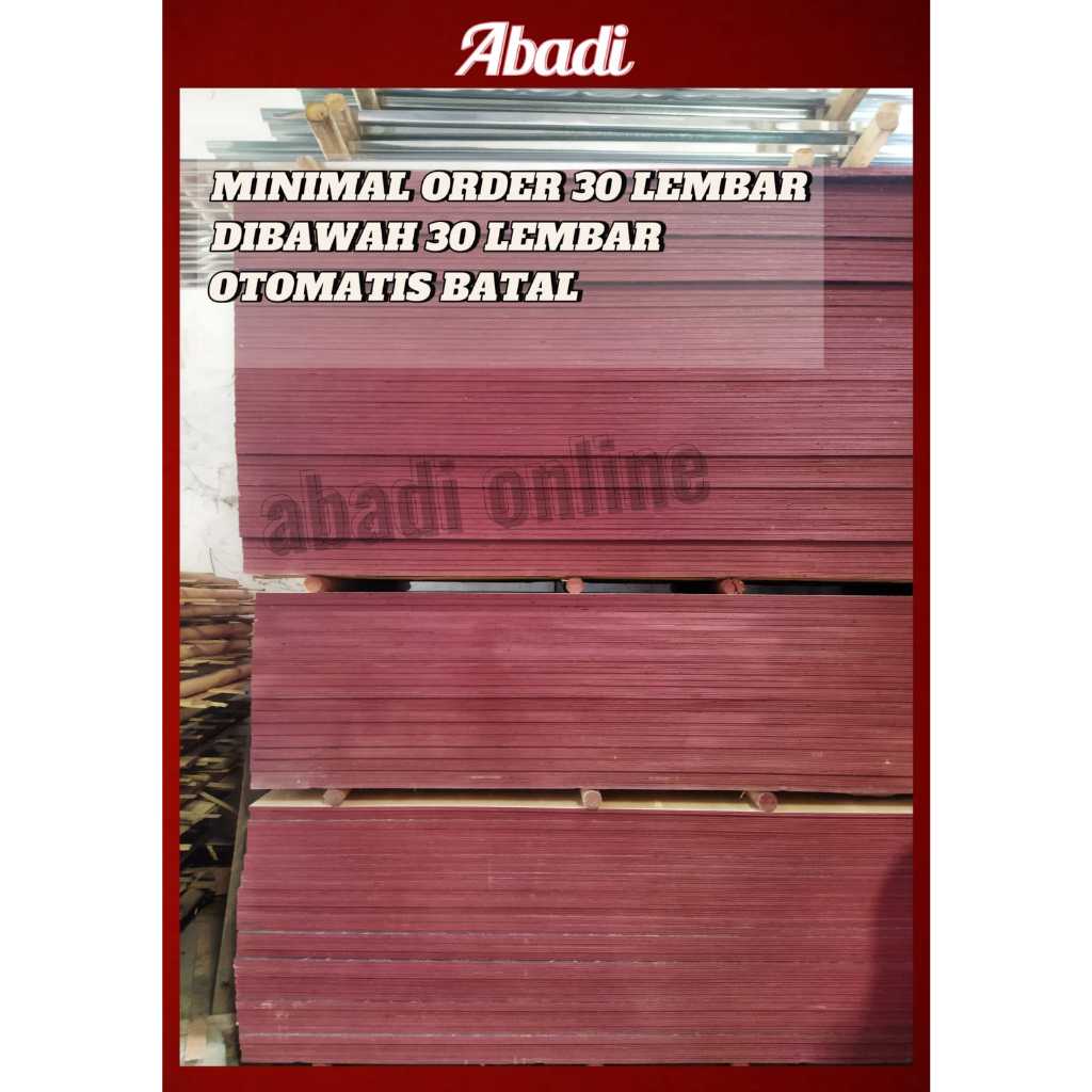 Jual Triplek Film Phenolic Single Face / 1 Muka / 1 Sisi AREA SEMARANG ...