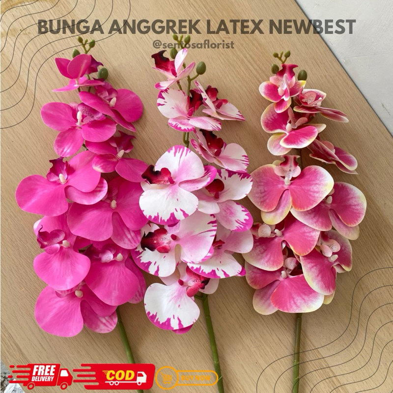 Jual BUNGA ANGGREK LATEX NEWBEST/BUNGA ANGGREK LATEX ARTIFICIAL ...
