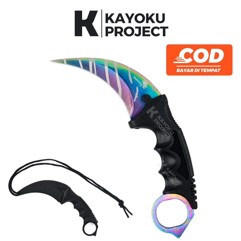 Jual Karambit CS GO / Pisau Survival Collector Knife Tacticl Stainless / Kerambit CSGO | Shopee ...