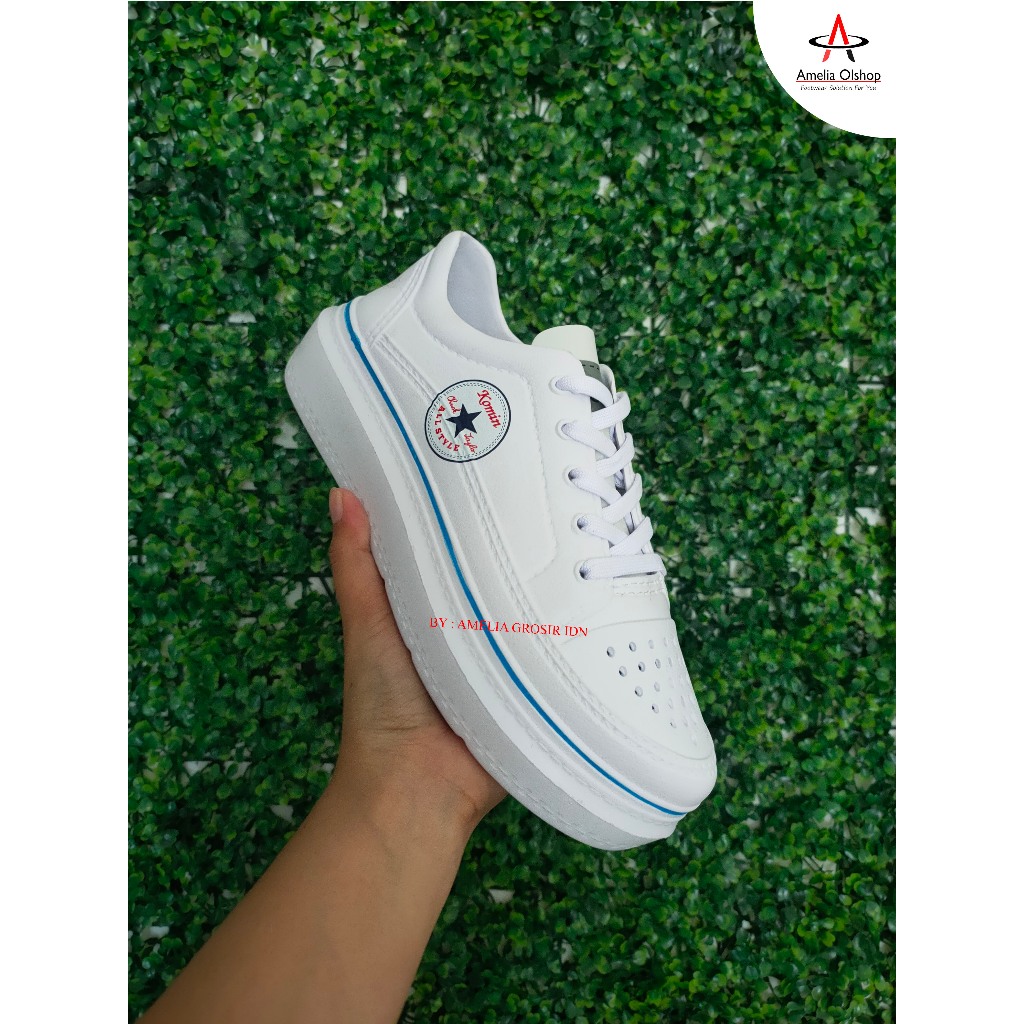 Jual SEPATU CEWE KOMIN TINGGI 076 / SEPATU SNEAKERS (UKURAN 36/40 ...