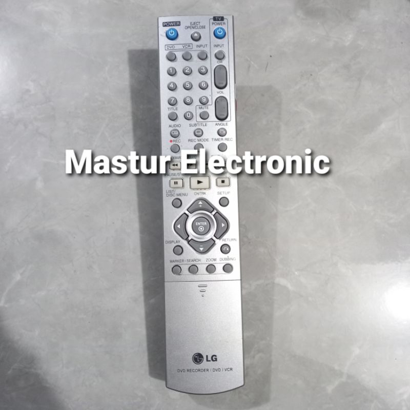 Jual REMOTE REMOT DVD RECORDER VCR LG 6711R1P085J ORIGINAL | Shopee ...