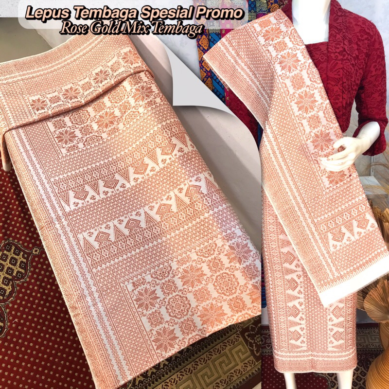 Jual Songket Lepus Tembaga Spesial Promo-Asli Tenun Tangan Palembang (Ilham Songket) | Shopee ...