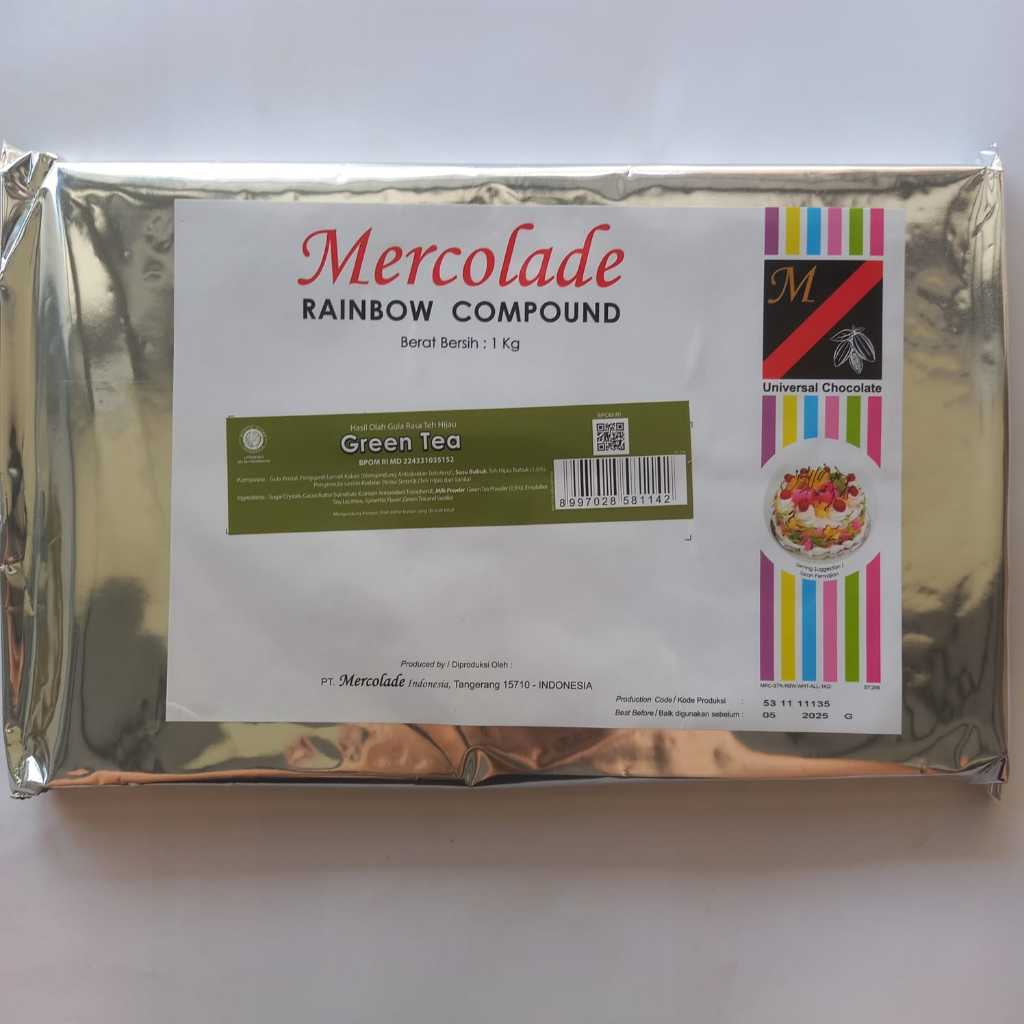 Jual Mercolade Coklat Compound Green Tea 1kg | Shopee Indonesia