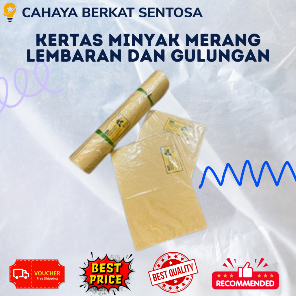 Jual KERTAS MERANG GULUNGAN DAN LEMBAR / KERTAS SERAP MINYAK / KERTAS ...