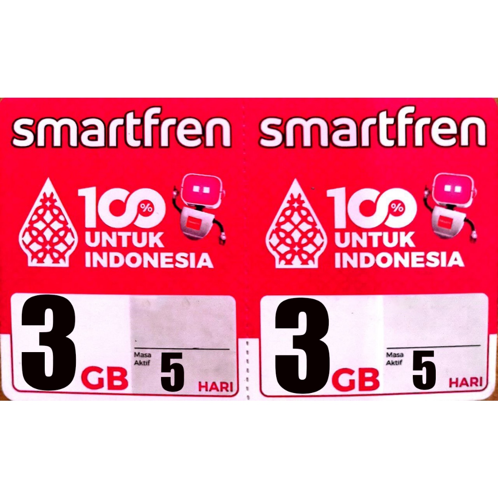 Jual V Smartfren 3GB 5 Hari | Shopee Indonesia