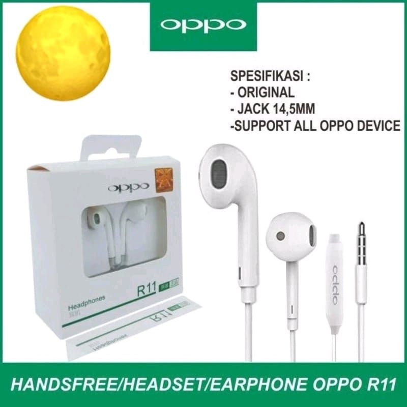 Jual HEADSET HANDSFREE EARPHONE OPPO / VIVO ORI 100% PLUS PACKING WHITE ...