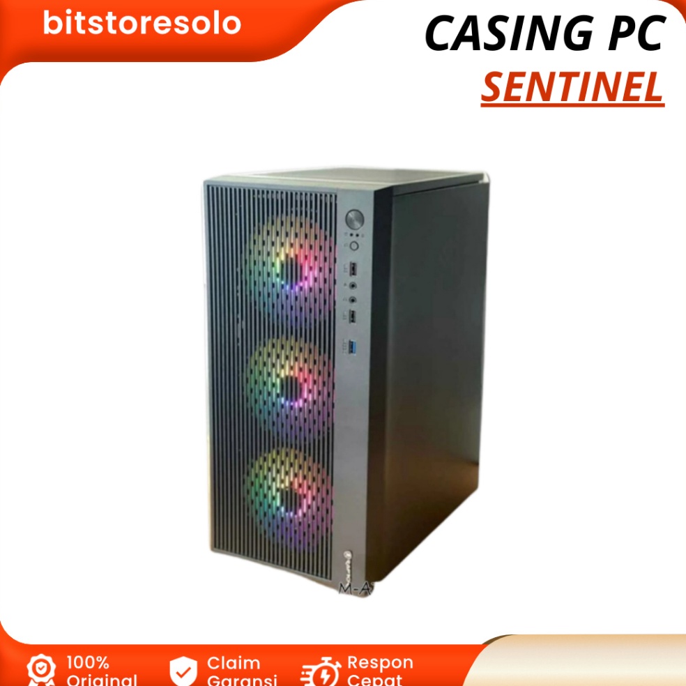 Jual ART N27J Casing PC Power Up Raptor Sentinel ATX Gaming Case ...