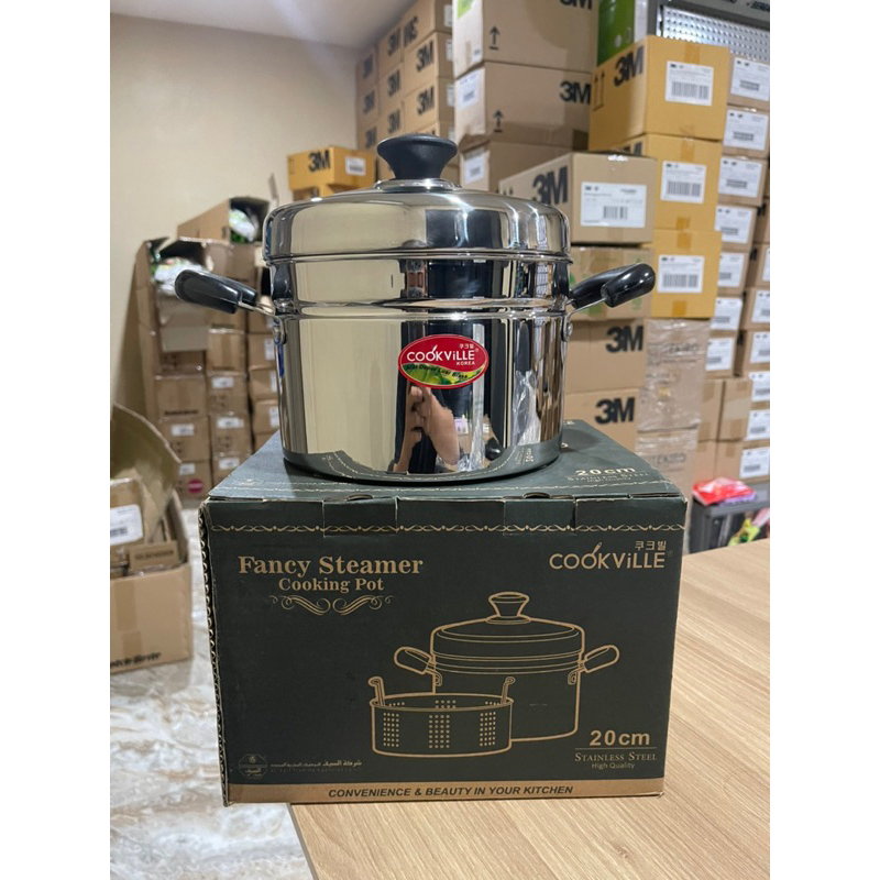Jual Cookville fancy steamer cooking pot 20cm / panci kukus 20cm | Shopee Indonesia