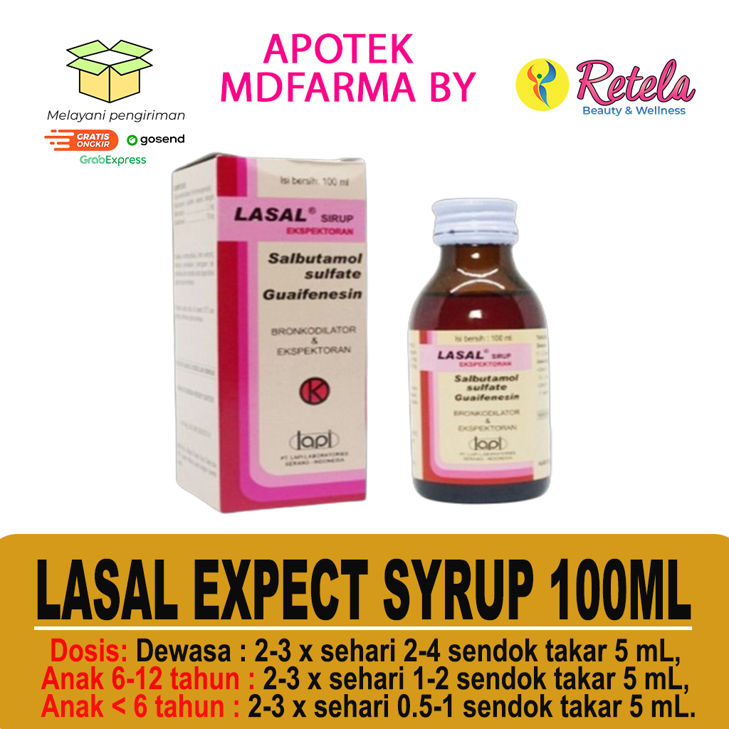 Jual LASAL EXPECT SYRUP 100ML | Shopee Indonesia