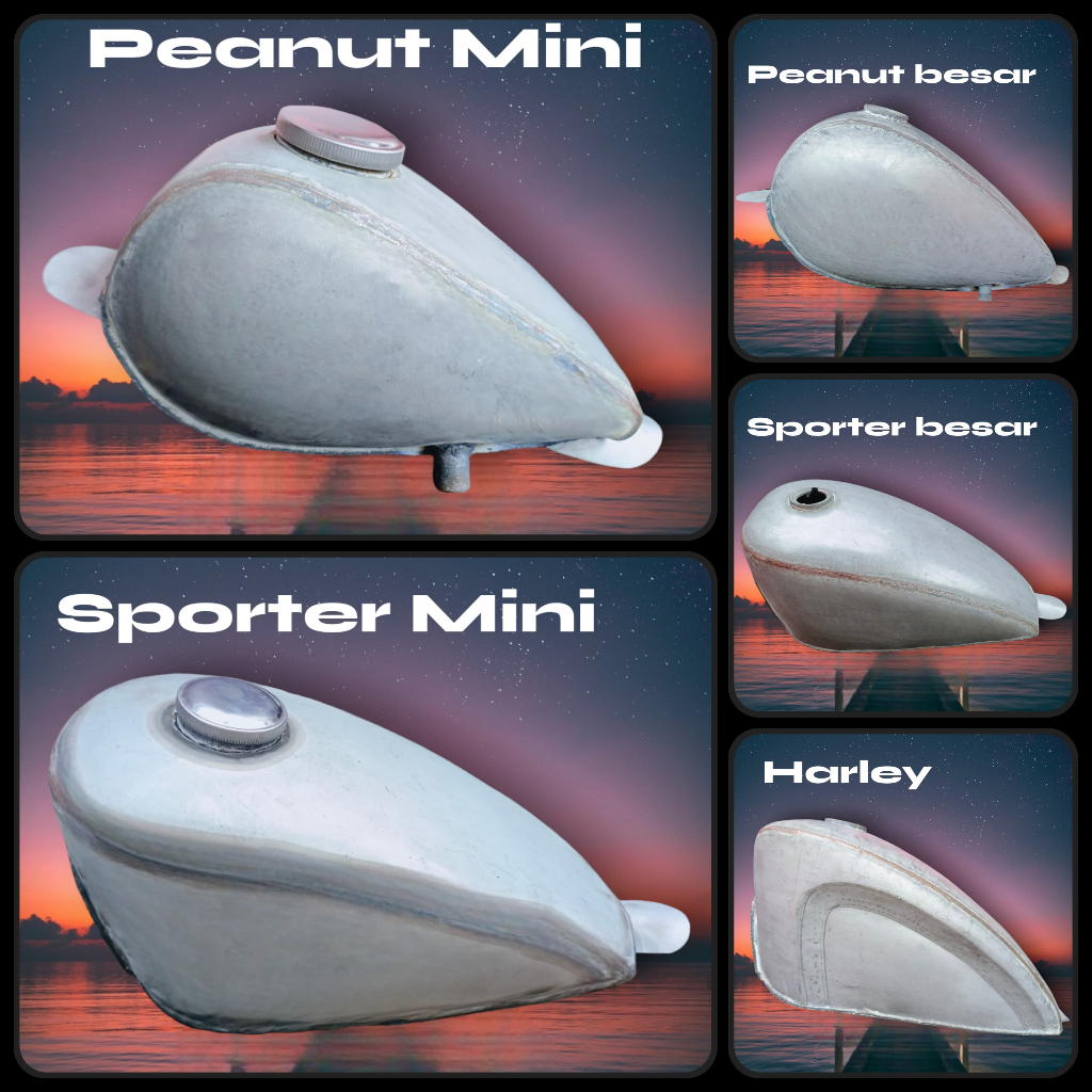 Jual GASTANK Tengki Japstyle Mini Chopper Peanut Bonus Tutup Tangki ...