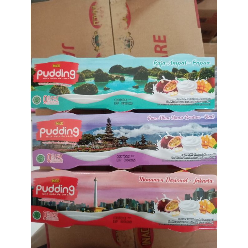 Jual inaco pudding Nusantara isi 3pcs | Shopee Indonesia