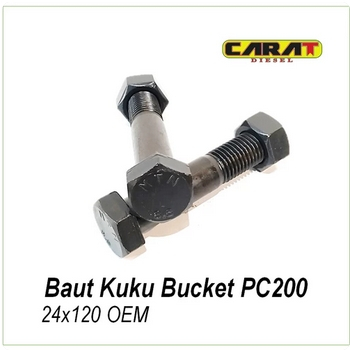 Jual Baut Kuku Bucket PC200 24x120 OEM Kualitas Baik Komatsu | Shopee ...