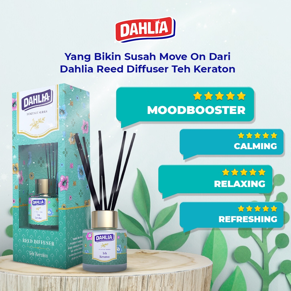 Jual Dahlia Reed Diffuser teh keraton / Cendana alat dan refill aroma ...