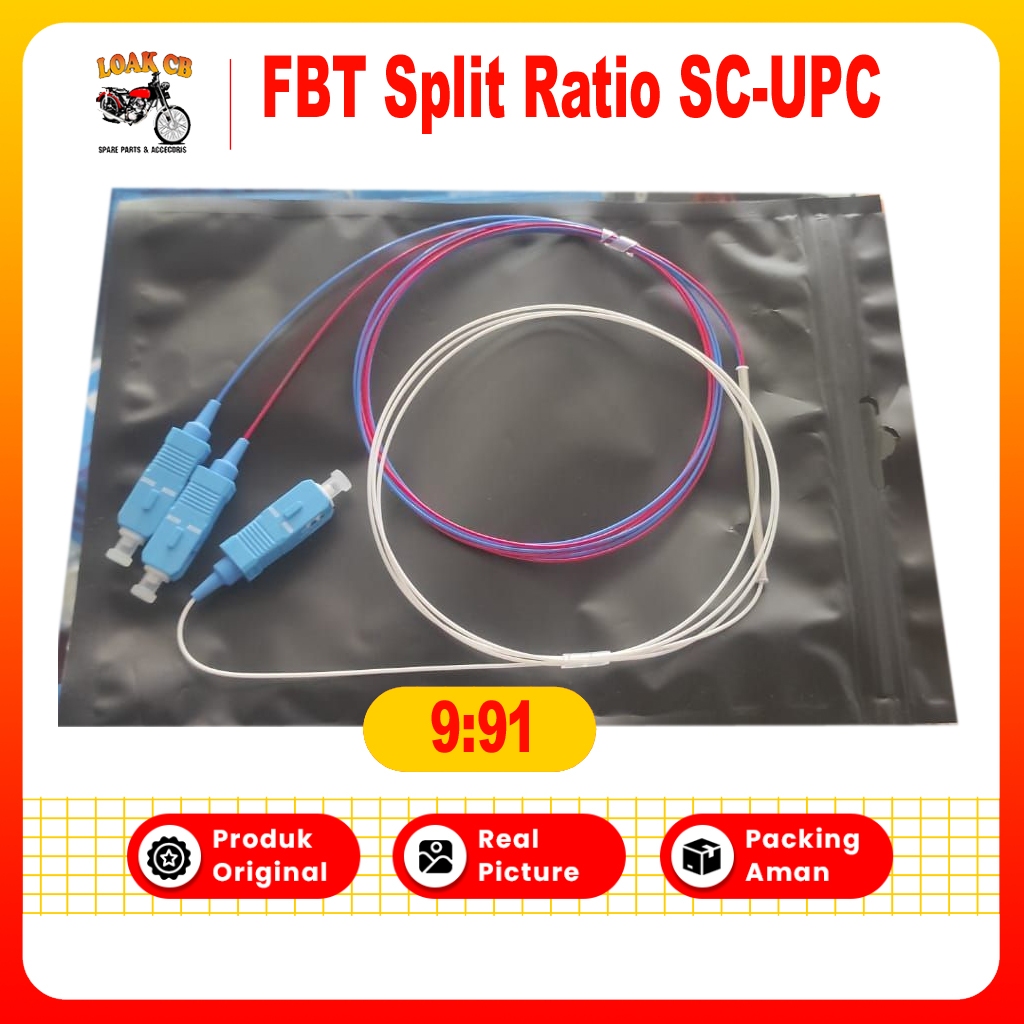 Jual FBT Splitter 1:2 RATIO | Spliter Rasio 1:99 2:98 :3:97 4:96 5:95 6 ...