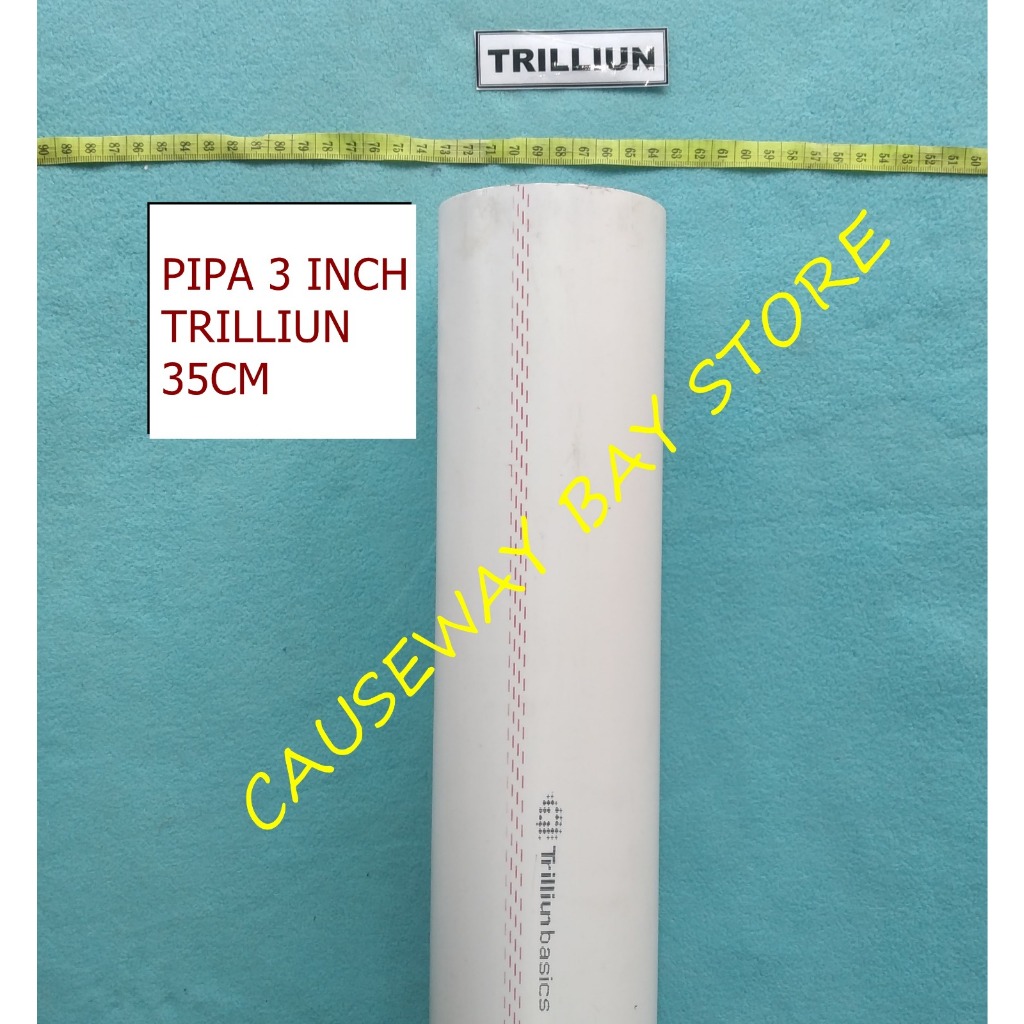 Jual PIPA PVC 3 INCH TYPE D TRILLIUN (PANJANG 35cm) | Shopee Indonesia