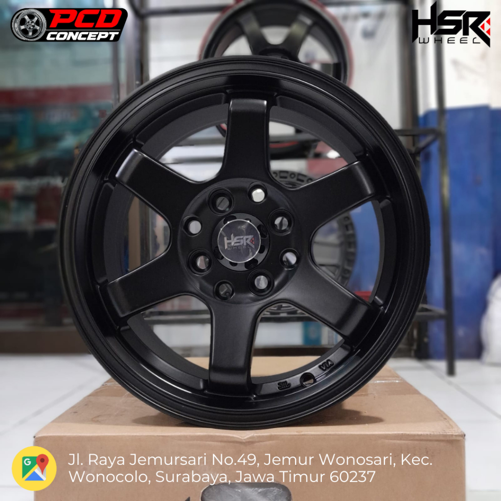 Jual Velg Mobil Racing Agya Ayla Calya Sigra Ring 14 hsr TOKYO Hitam - honda brio karimun dll ...