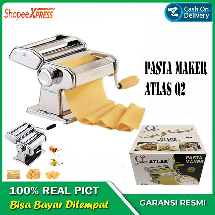 Jual Alat Pembuat Mie / Pasta Maker / Gilingan Mie Atlas 150 Stainless Stell High Quality ...