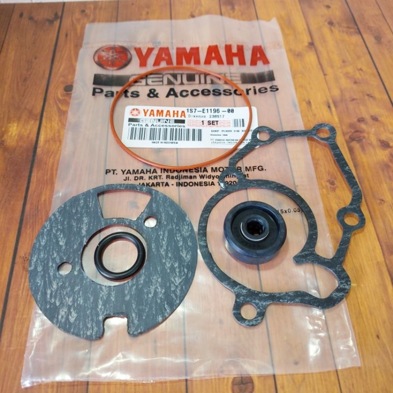 Jual paken paking set plus seal waterpump pompa radiator motor yamaha jupiter mx vixion | Shopee ...