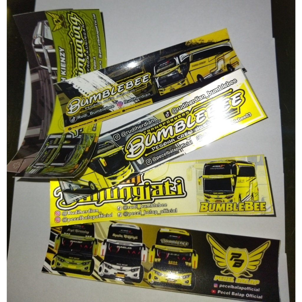 Jual PAKET STIKER BASURI PECEL BALAP ASLI PO ISI 4PCS | Shopee Indonesia