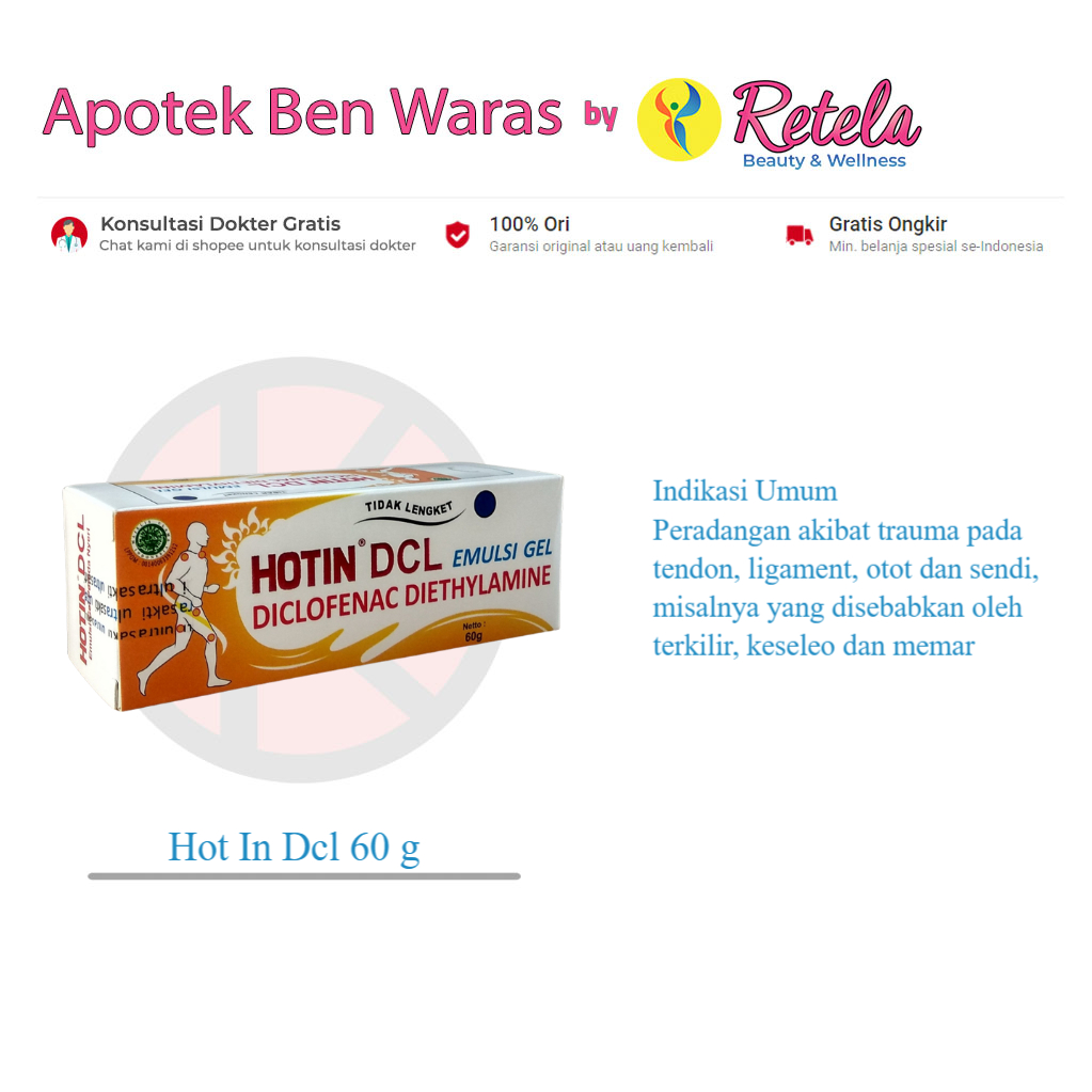 Jual Hot In Dcl Emulsi 60 g | Shopee Indonesia