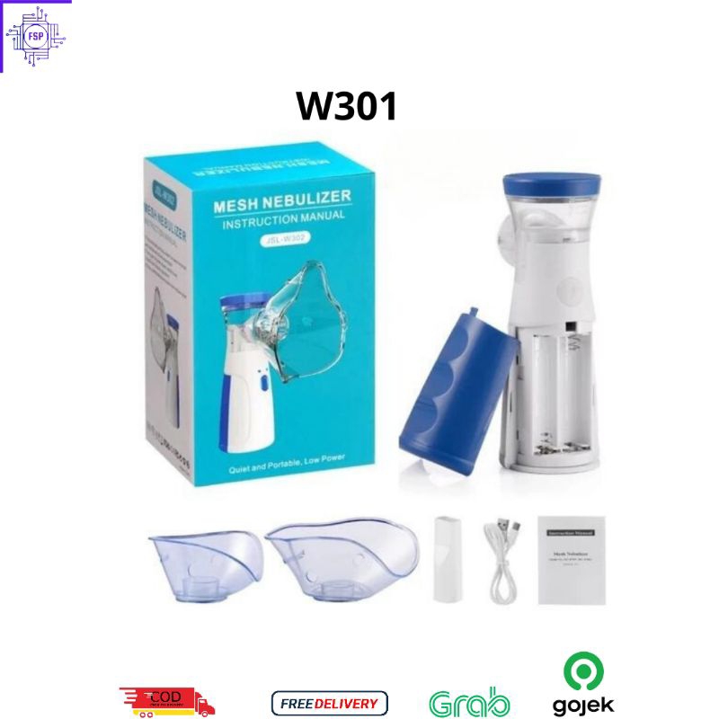 Jual Alat uap Bantu pernafasan Asma Inhalasi Portable mesh Nebulizer | Shopee Indonesia