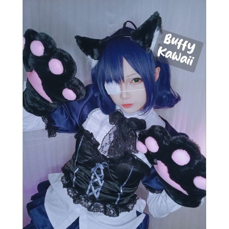 Jual cat cosplay costume Paws nekomimi sarung tangan kucing halloween ...