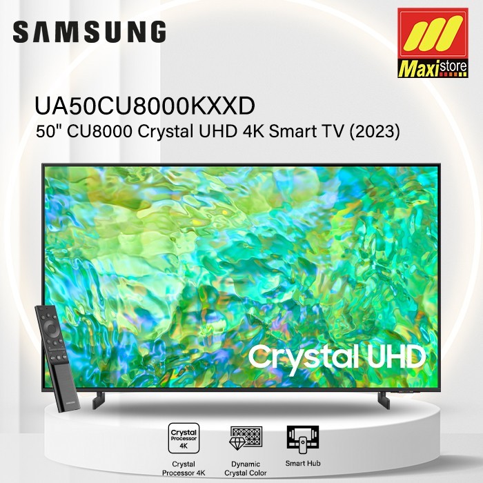 Jual SAMSUNG 50CU8000 / UA50CU8000 LED Smart TV [50 Inch] 4K Crystal ...