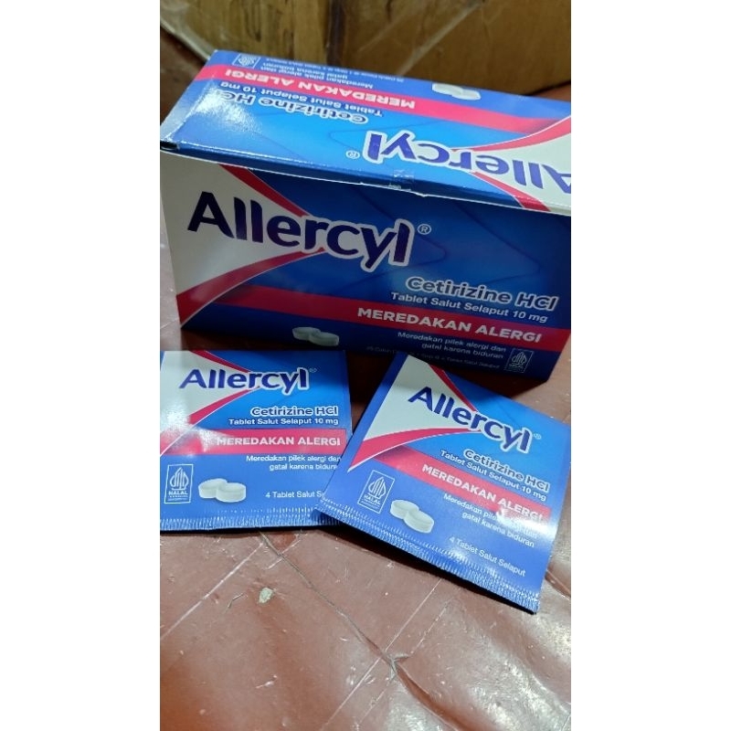 Jual Allercyl Strip Isi 4 Tablet | Shopee Indonesia