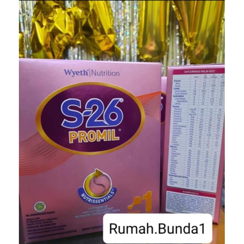 Jual S26 PROMIL TAHAP 1 usia 0 6 bulan EXP 2026 | Shopee Indonesia