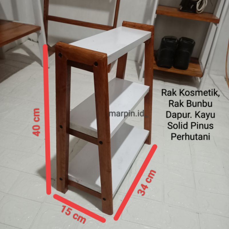 Jual (Ukuran Mini) RAK SUSUN KAYU SOLID RAK SUSUN KAYU RAK AESTHETIC ...