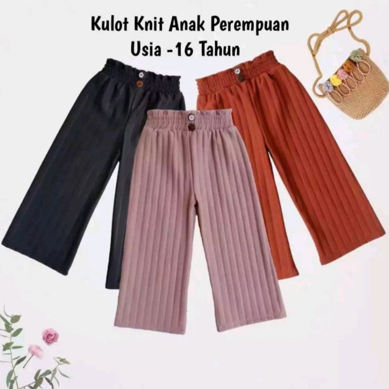 Jual PROMO 4 PCS Celana panjang anak perempuan knit HORNET USIA 4-12 Th ...