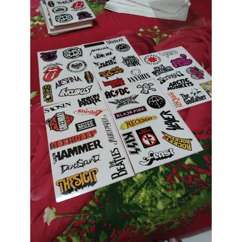 Jual stiker band 5 lembar | Shopee Indonesia