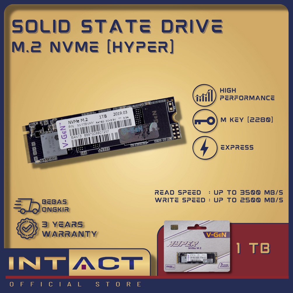 Jual Kemasan Baru SS VGeN Hyper 128GB 256GB 512GB 1TB M2 NVMe PIe ...