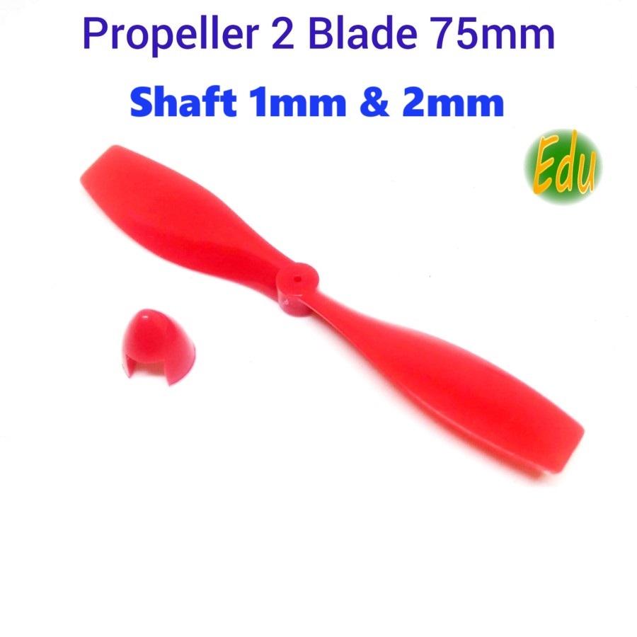 Jual Baling-baling Kipas Propeller 2 Bilah Blade DIY Untuk Dinamo Motor Mainan Pesawat Remote ...