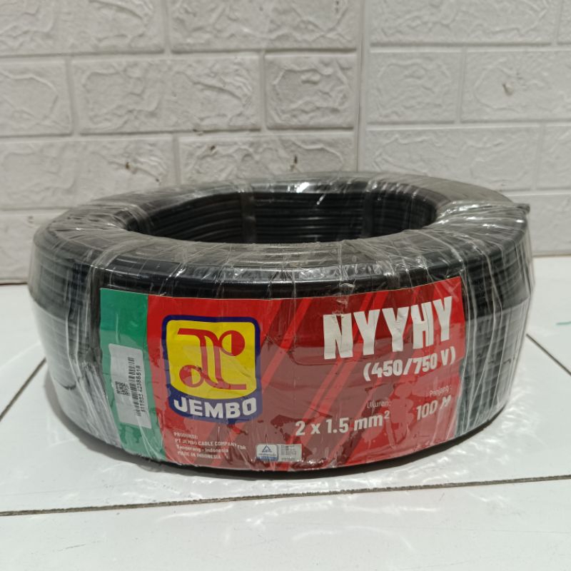 Jual Kabel Jembo NYYHY 2x1.5 panjang 100 meter | Shopee Indonesia