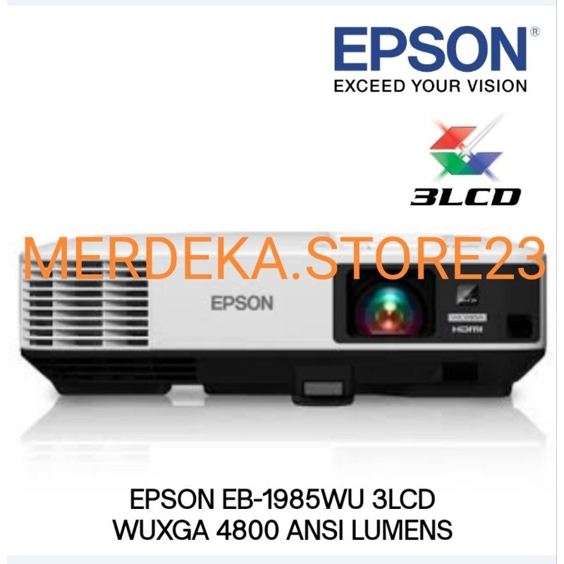 Jual Proyektor EPSON EB1985WU WUXGA 3LCD Projector 4800 Ansi Lumens ...