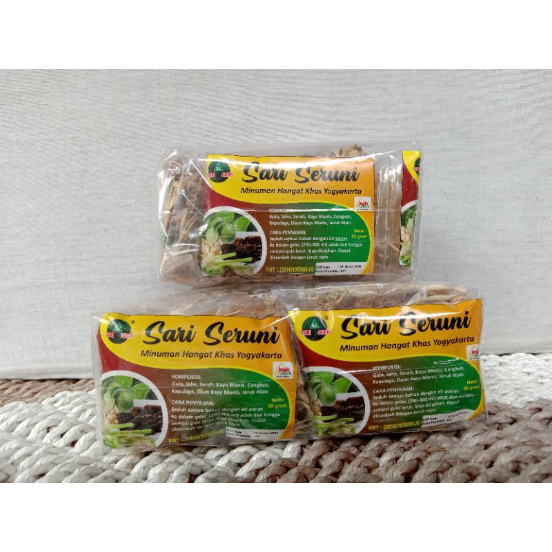 Jual Wedang Sari Seruni Sari Jampi | Minuman Herbal Wedang Sereh Jeruk ...