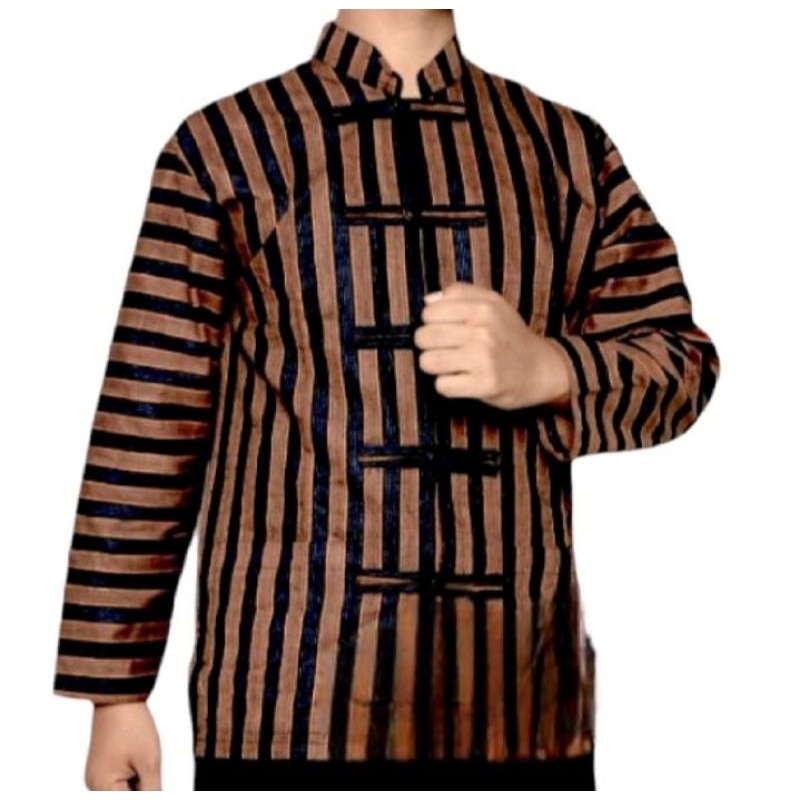 Jual Baju Koko Lurik Pria Dewasa | Shopee Indonesia