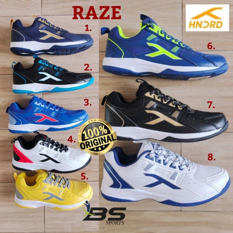 Jual SEPATU BADMINTON HUNDRED RAZE HNDRD RAZE ORIGINAL | Shopee Indonesia