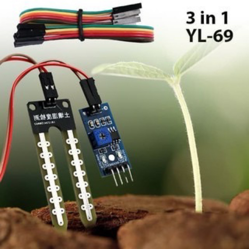 Jual Sensor Kelembaban Tanah / Soil Moisture Sensor YL-69 | Shopee ... Jual Sensor Kelembaban Tanah / Soil Moisture Sensor YL-69 | Shopee ...