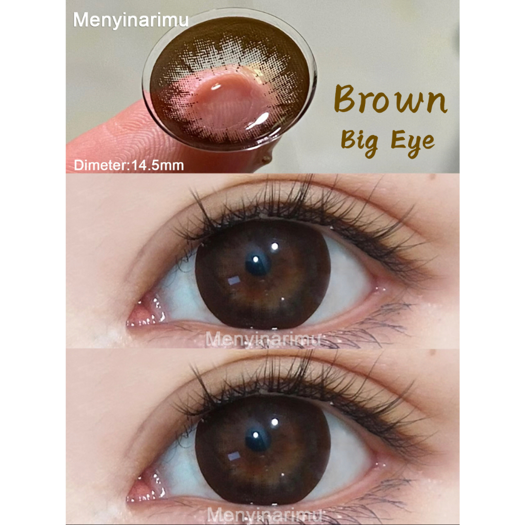 Jual Eyeshare 1 Pasang Softlens 14.5mm Warna Chocolate Soflens Lensa ...
