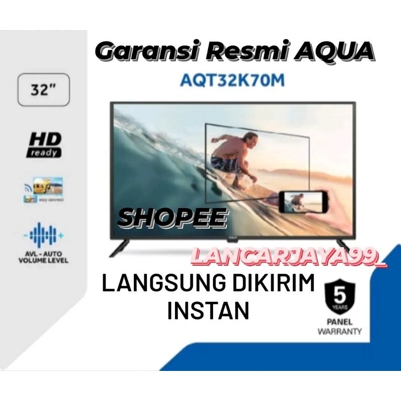 Jual TV LED AQUA 32 INCH DIGITAL | Shopee Indonesia