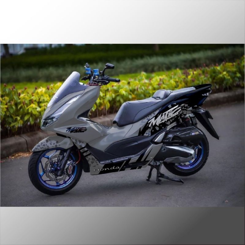 Jual decal stiker variasi motor Honda PCX 160/150 full body striping ...