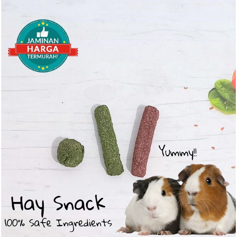 Jual Hay Snack Makanan Snack Marmut / Kelinci / Hamster Treats | Shopee ...
