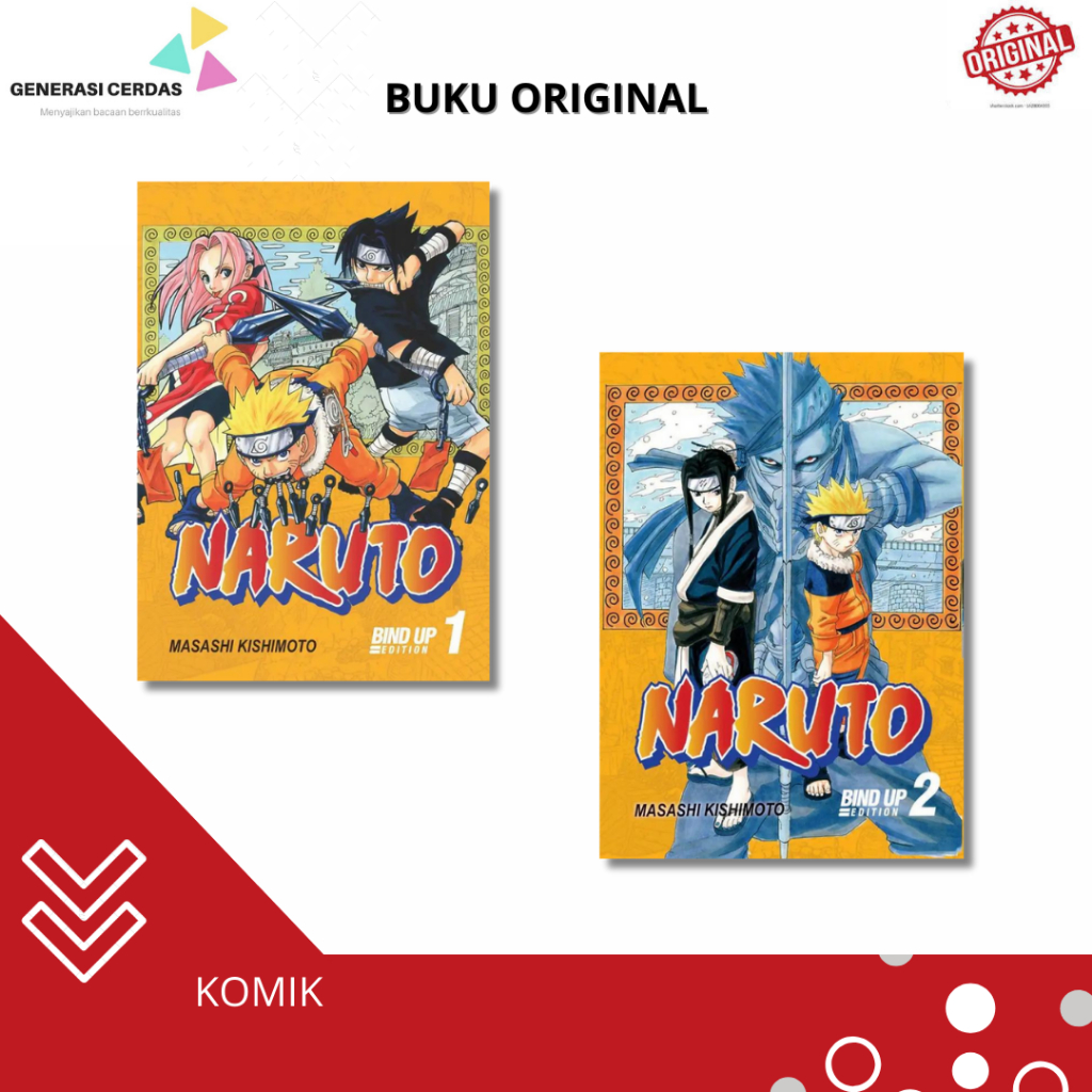 Jual Naruto Bind Up Edition 01 - Naruto Bind Up Edition 02 - Masashi ...
