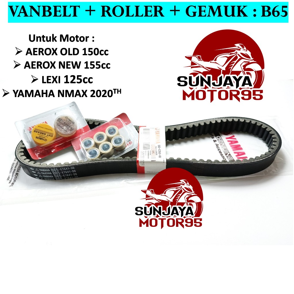 Jual Vanbelt Set Roller Assy B65 Yamaha Nmax new 2020 - Aerox Old Lama ...